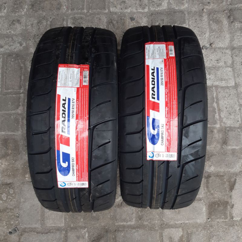 Jual Ban GT Radial SX2 205/50 R16 Semislick (NEW) | Shopee Indonesia