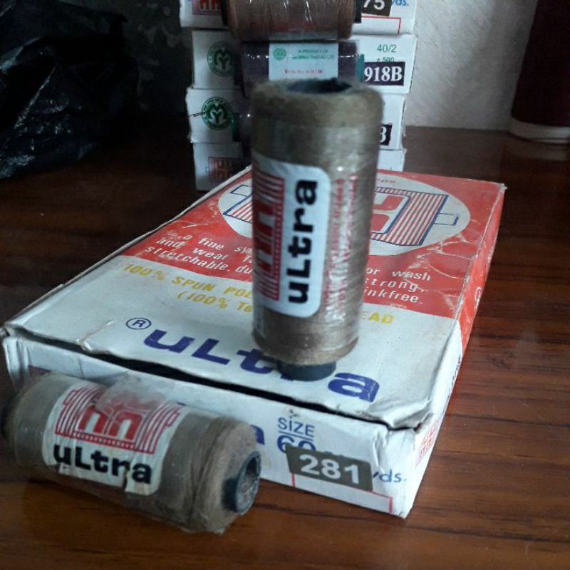 Jual Benang Jahit 500 yds Coklat | Shopee Indonesia