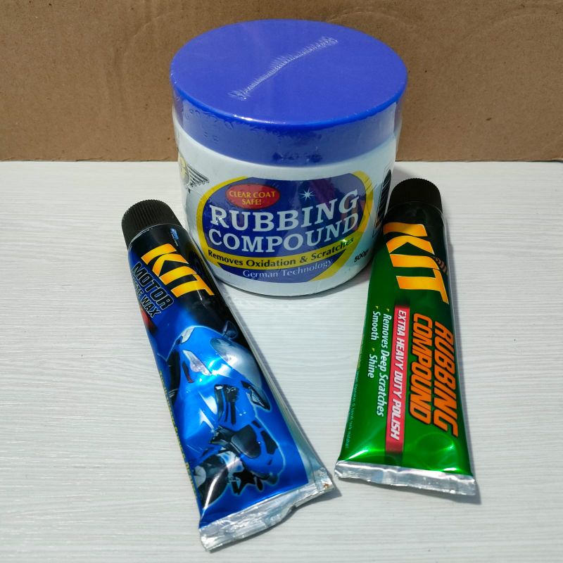 Jual Kit Motor Paste Wax 60 gr Kit Compound Rubbing 60 gr Compon Rj ...