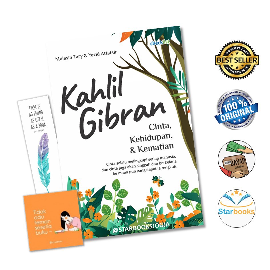 Jual NEW!! BUKU CINTA, KEHIDUPAN, & KEMATIAN : KAHLIL GIBRAN (NOVEL ...
