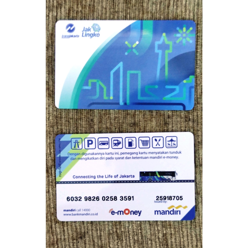 Jual KARTU EMONEY MANDIRI JAK LINGKO JAKLINGKO KRL E money | Shopee ...