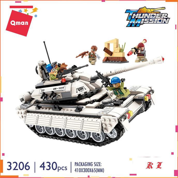 Jual LEGO QMAN 3206 THUNDER MISSION ( TANK ATTACK ) | Shopee Indonesia