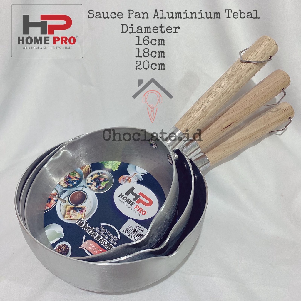 Jual HOME PRO Sauce Pan Panci Susu Aluminium Tebal Yukihira | Shopee ...