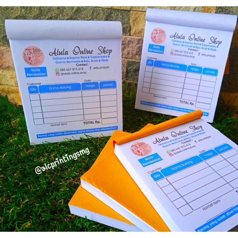 Jual Nota olshop 1/6 folio hvs 1 ply | Shopee Indonesia