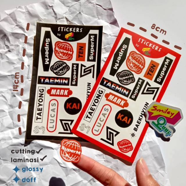 Jual READY Sticker SUPERM JOPPING (sudah ter-cutting) | Shopee Indonesia