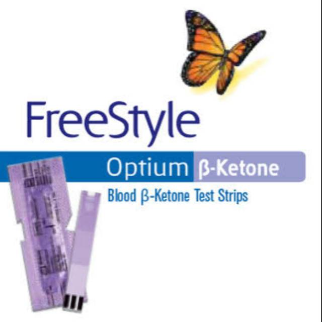 Jual Freestyle optium ketone 10 strip (strip ketone darah ) | Shopee ...