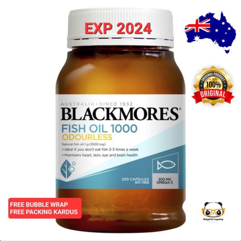 Jual Blackmores Fish Oil 1000 Odourless 200 Capsule Vitamin Omega 3 ... Jual Blackmores Fish Oil 1000 Odourless 200 Capsule Vitamin Omega 3 ...