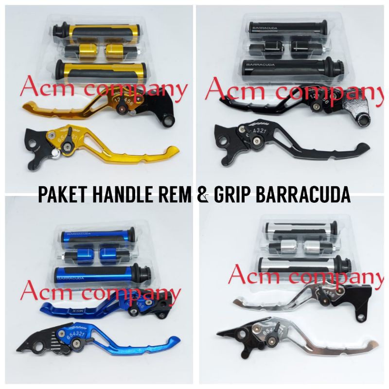 Jual Paket Handle rem cnc + Grip Barracuda Nmax Aerox Lexi Pcx150 160 ...