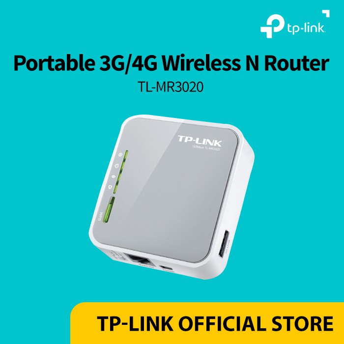 Jual TP-LINK TL-MR3020, Portable 3G/4G Wireless N Router | Shopee Indonesia