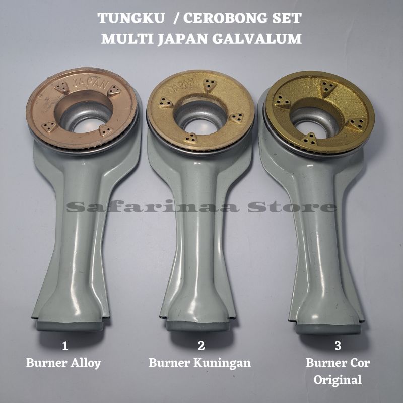 Jual TUNGKU / CEROBONG MULTI JAPAN GALVALUM SET BURNER | Shopee Indonesia
