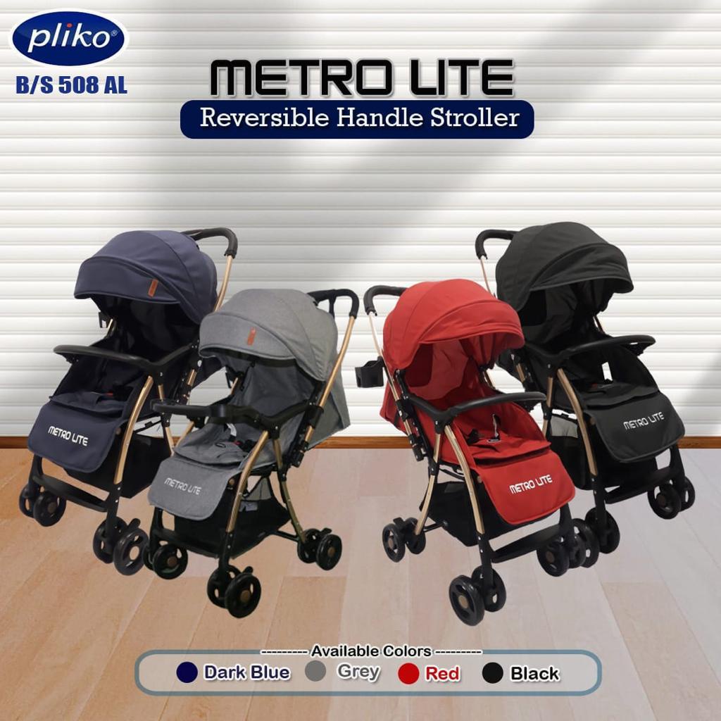 Jual Pliko Baby Stroller Aluminium Metrolite / Dorongan Bayi | Shopee ...