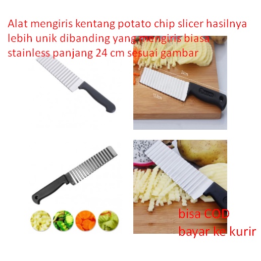 Jual Alat mengiris kentang potato chip slicer hasilnya lebih stainless ...