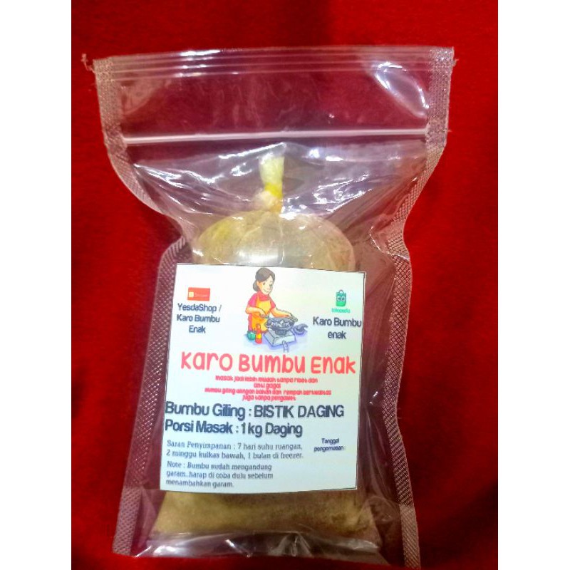 Jual BUMBU HALUS BISTIK DAGING / BUMBU BISTIK DAGING SAPI/ BUMBU GILING ...