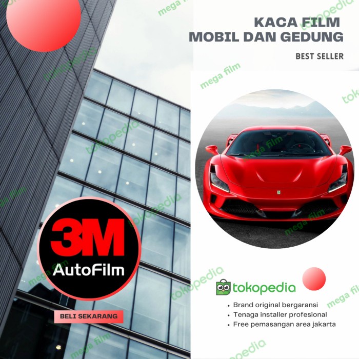 Jual KACA FILM 3M BLACK BEAUTY ORIGINAL HARGA MURAH | Shopee Indonesia