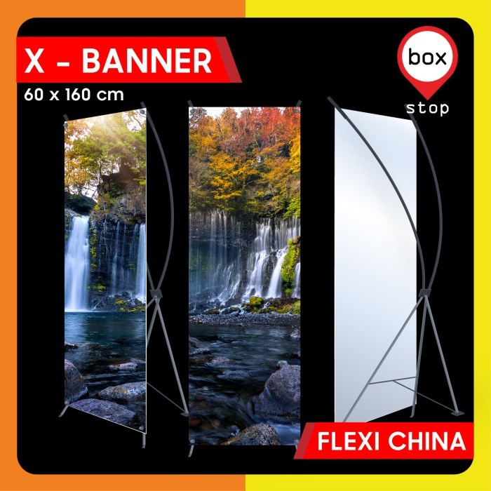 Jual Cetak X-Banner - Print XBanner - 60x160 cm - Flexi Korea (1set ...