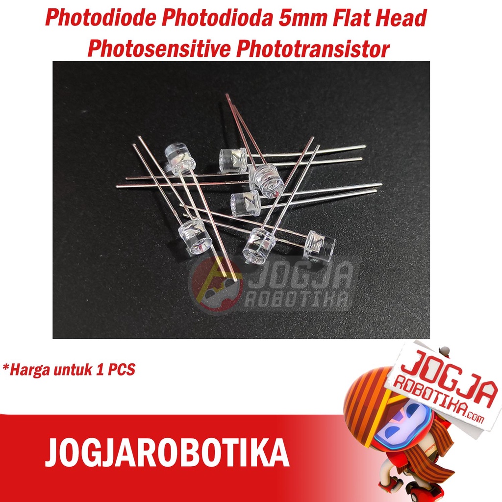 Jual Photodiode Photodioda 5mm Flat Head Photosensitive Phototransistor | Shopee Indonesia