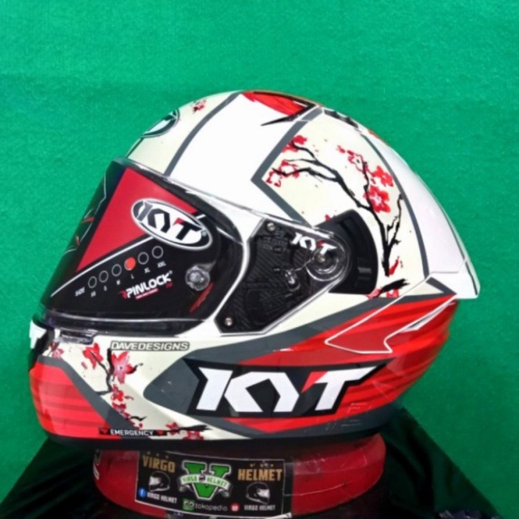 Jual Unik last stok KYT HELM NFR XAVI SAKURA 100 ORIGINAL KYT TERBARU ...
