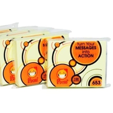 Jual Post it Sticky Note 653 kecil Pronto uk. 5x4 cm | Shopee Indonesia