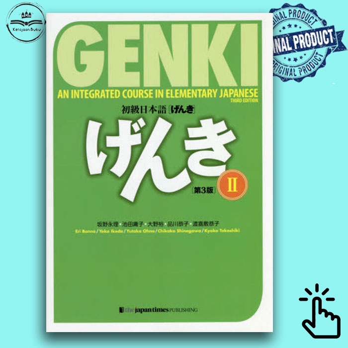 Jual Genki: An Integrated Course in Elementary Japanese II Textbook ...
