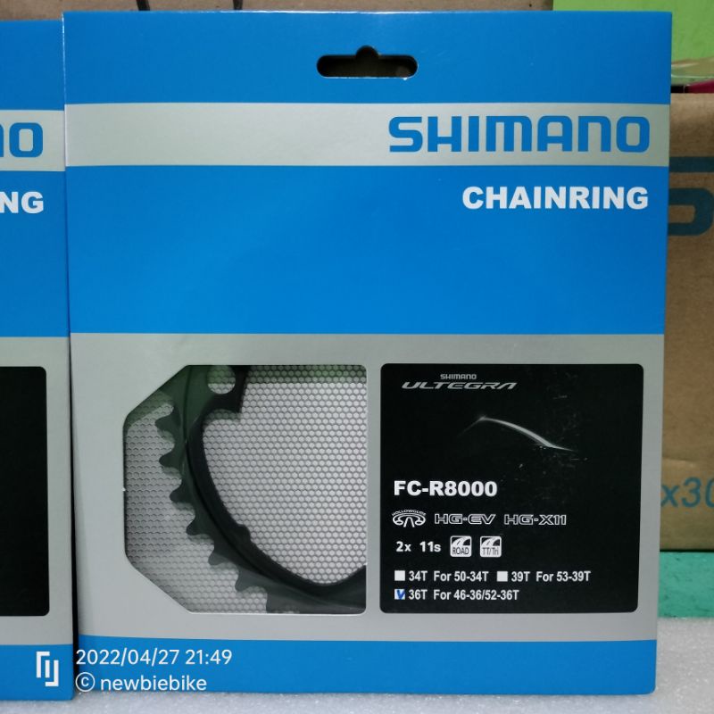 Jual Chainring Gir shimano ULTEGRA FC-R8000 HG-EV HG-X11 11 speed rasio 36t bcd 110 via Japan ...