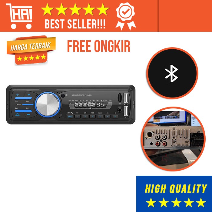 Jual HEAD UNIT BLUETOOTH WIRELESS AUDIO RADIO MOBIL USB SD CARD REMOTE ...