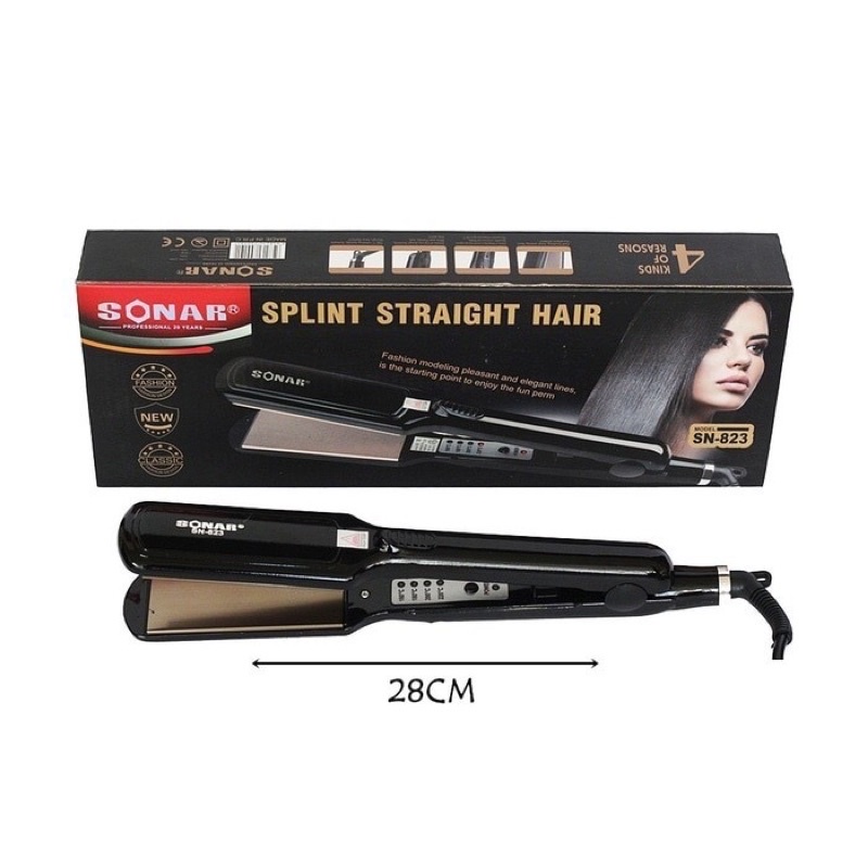 Jual Catok Rambut Profesional Sonar SN-823 // Catokan Rambut Lurus ...