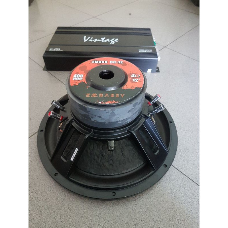 Jual Subwoofer Magnet besar + Power mobil (Power Subwoofer) | Shopee ...
