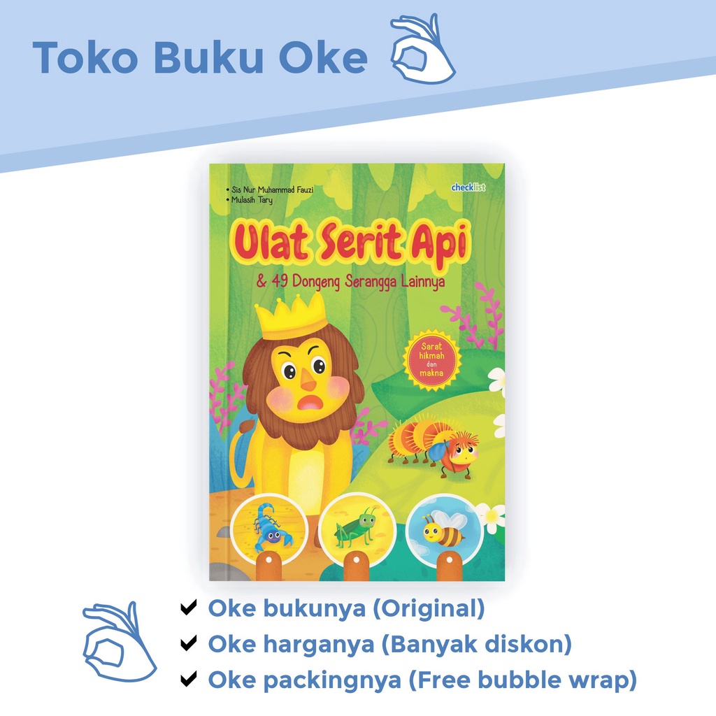 Jual Buku Cerita Anak Ulat Serit Api dan 49 Dongeng Serangga Lainnya ...