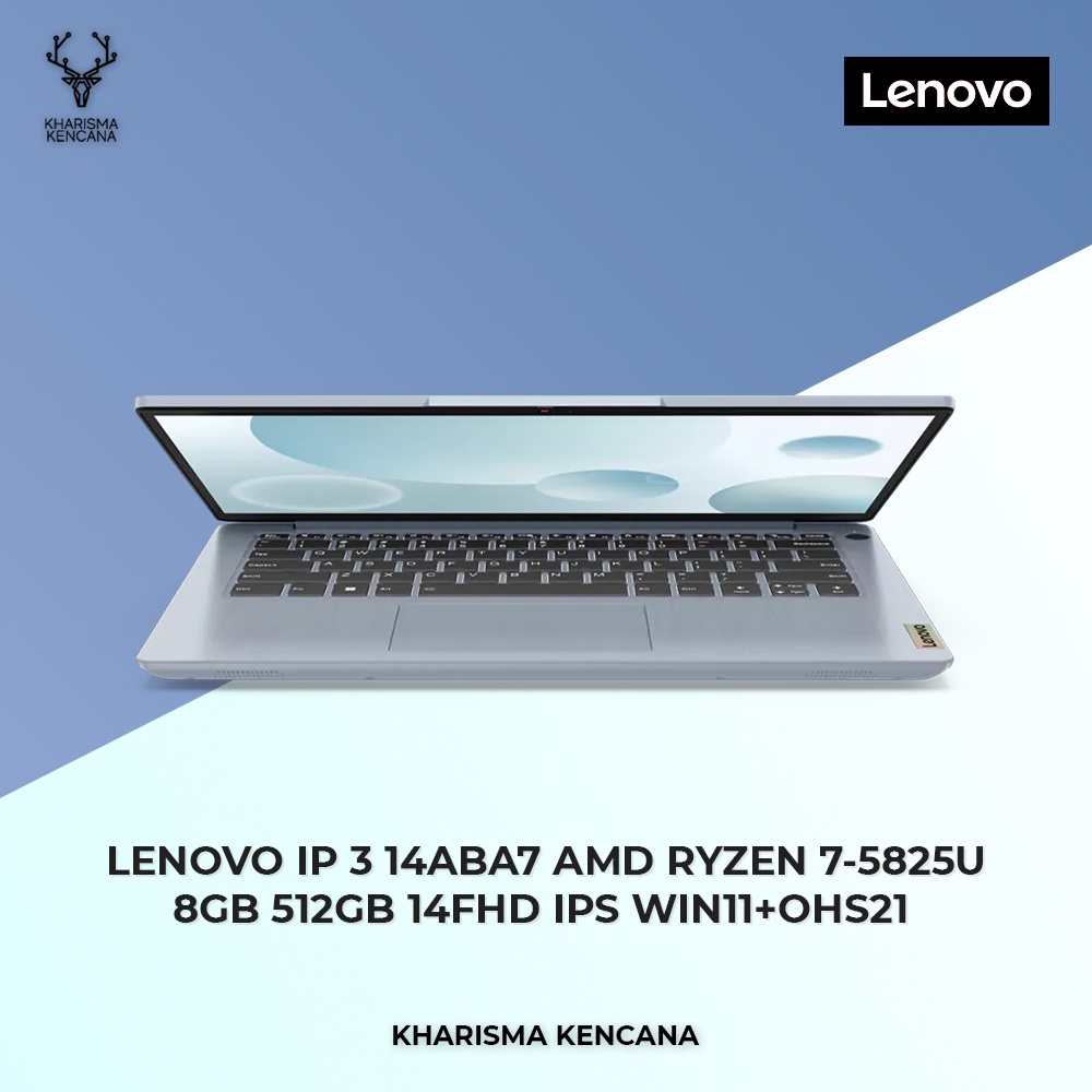 Jual LENOVO IP 3 14ABA7 AMD RYZEN 7-5825U 8gb/16GB 512GB 14FHD IPS ...