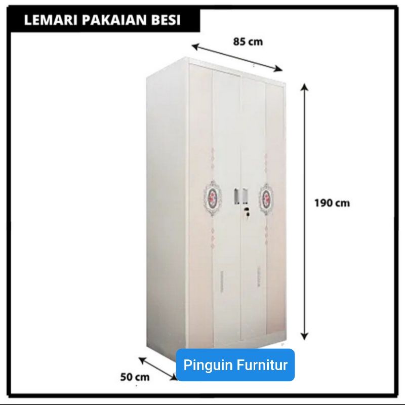 Jual LEMARI PAKAIAN Besi SAP LP 502-003 | Shopee Indonesia