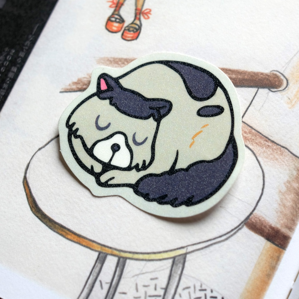Jual SCC x Isa Indra Permana - Ghibli Cat Parade Sticker Pack ...