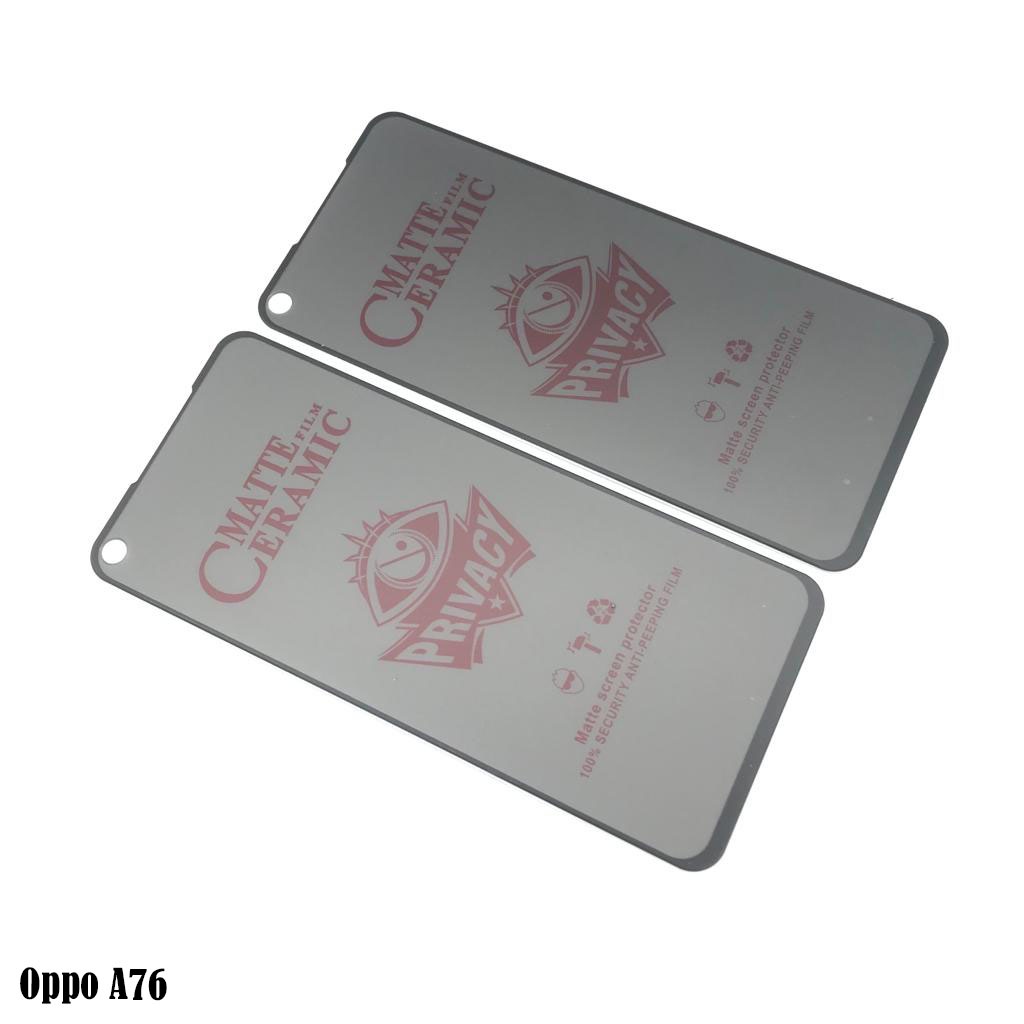Jual Ceramics Matte Anti Spy - Tempered Glass Oppo A91 A92 A95 A96 A77s ...