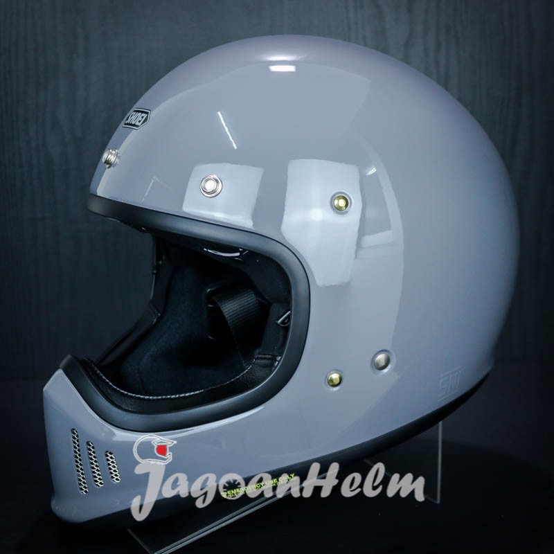 Jual SHOEI EX-ZERO SOLID | BASALT GREY | HELM MOTOR RETRO CLASSIC ...