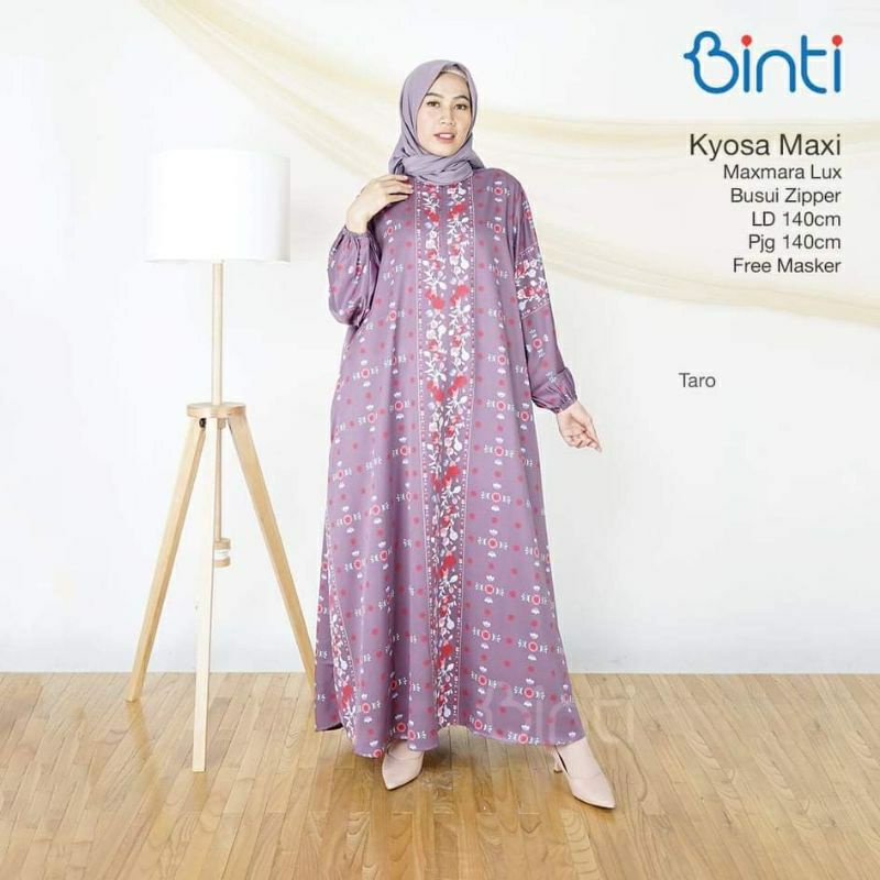 Jual kyosa gamis jumbo by binti | Shopee Indonesia