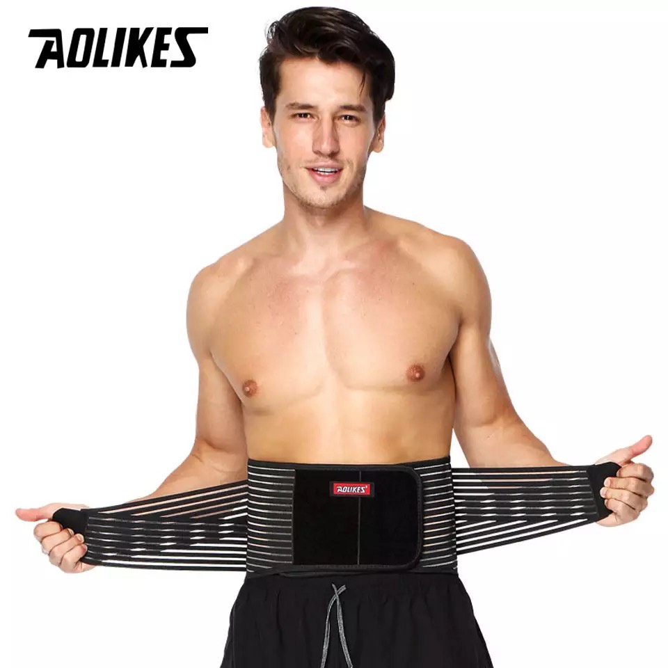 Jual 7996 Aolikes Waist Back Plate Support Lower Back Guard Pelindung ...
