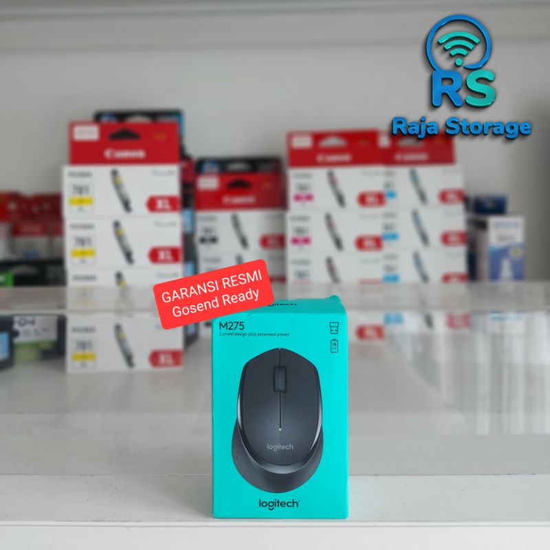 Jual Logitech M275 Wireless Mouse Black Garansi Resmi Murah Awet Tahan ...