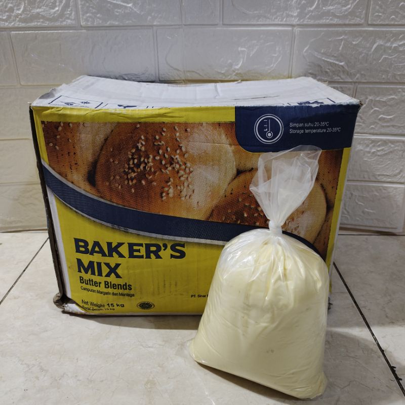 Jual Baker's Mix Butter Blend Repack 1kg(exp dekat-no complain-no retur ...