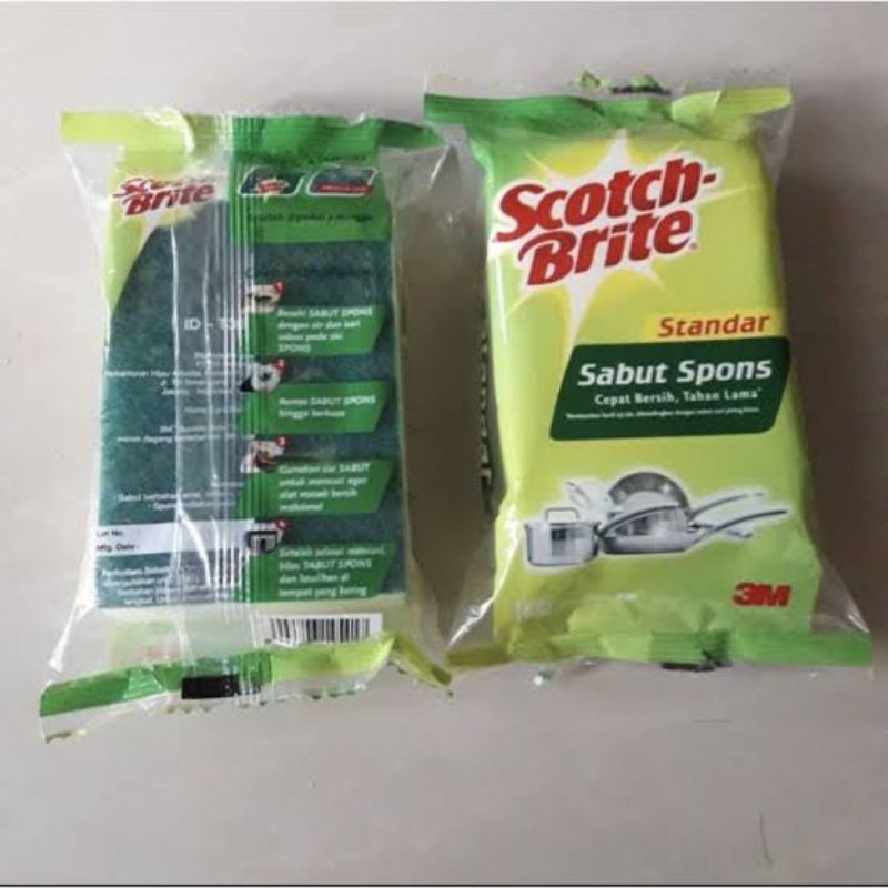 Jual Spon Cuci Piring merk Scotch Brite Standart/Sabut Cuci Piring ...
