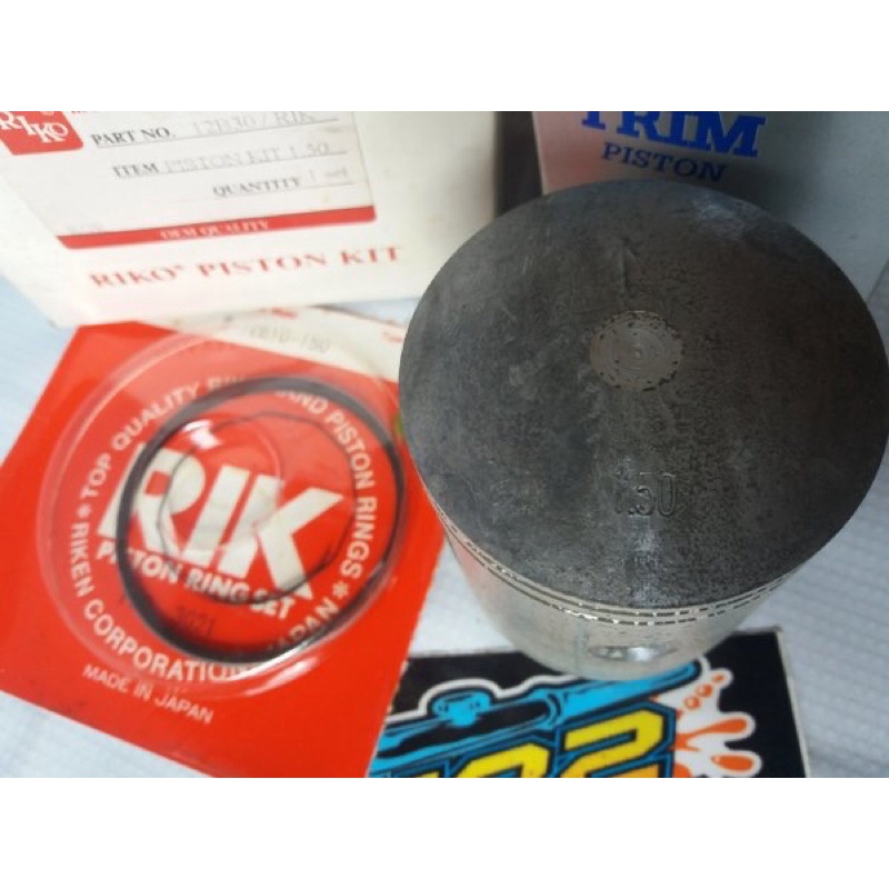 Jual nos japan oem seher piston kit ring suzuki rgr rg r sprinter jumbo os 1.50 150 | Shopee ...
