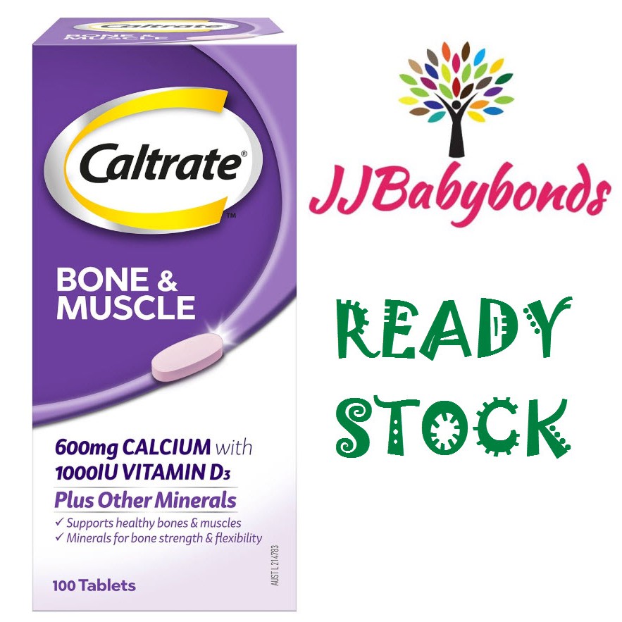Jual Caltrate Bone & Muscle Health Plus Minerals 100 tablets | Shopee ...