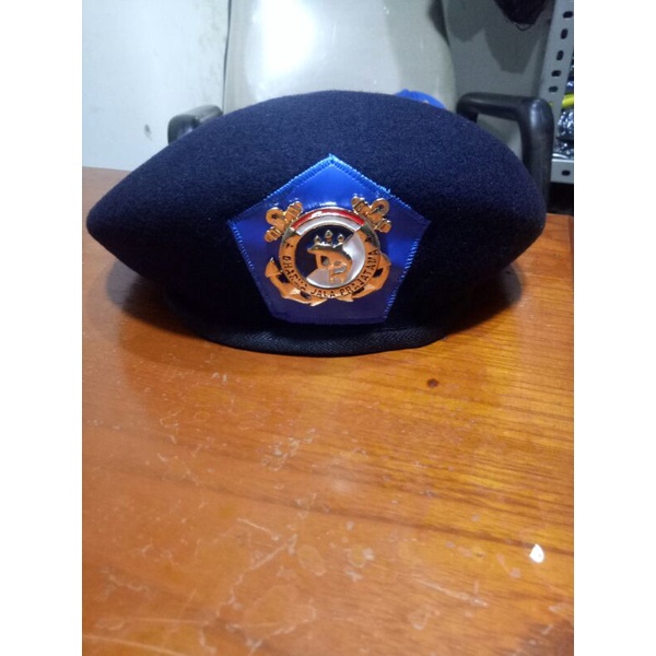 Jual baret kplp + emblem | Shopee Indonesia