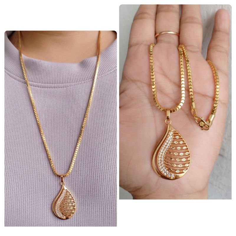 Jual KALUNG LIONTIN MODEL TERBARU PANJANG 60CM | Shopee Indonesia