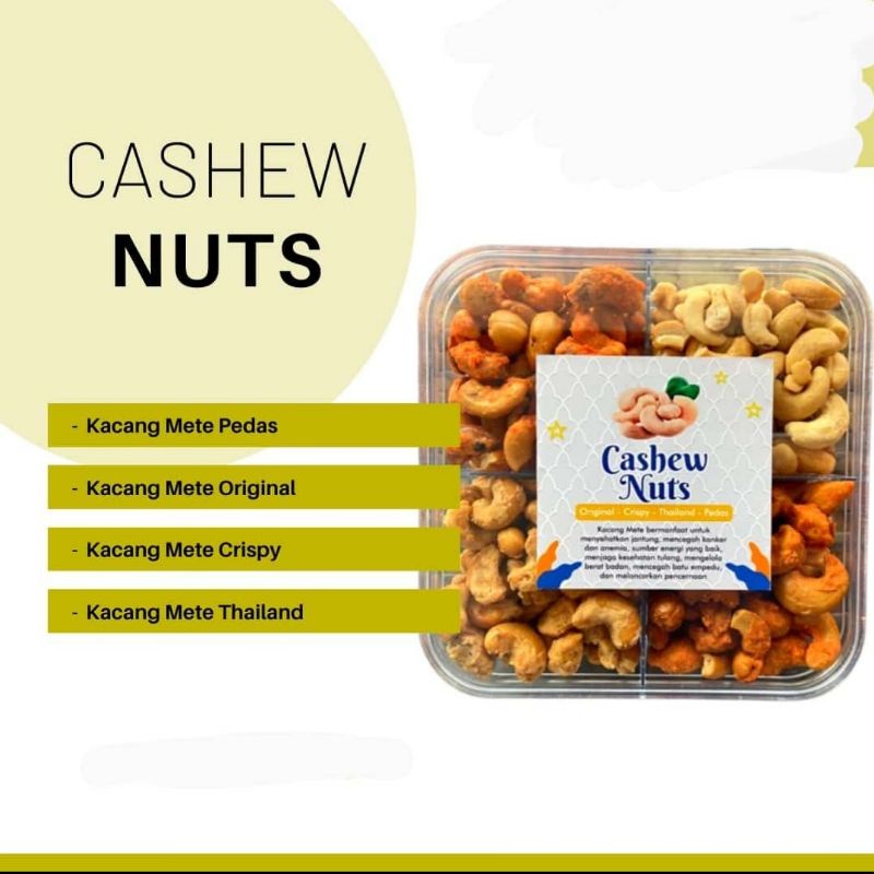 Jual Paket kacang mete mix (Cashew Nuts) | Shopee Indonesia