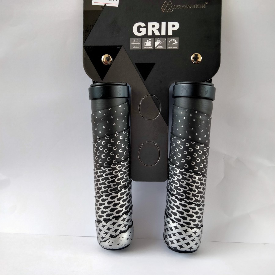 Jual Handgrip Sepeda - Hand Grip Ciclovation - Black Grey | Shopee ...