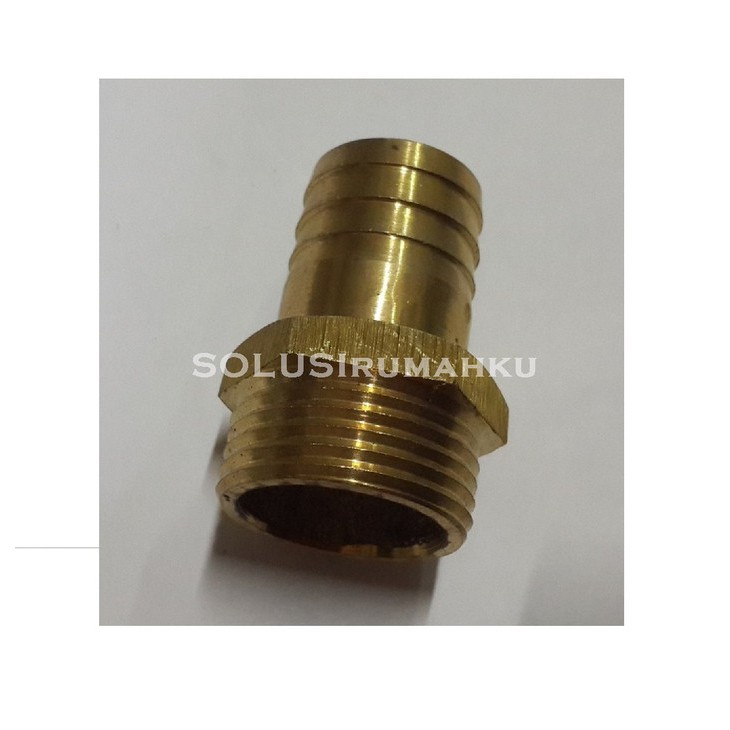 Jual Nepple Selang Air Drat Luar 1/4" Selang 5/16" Nipple Nipel Nepel ...