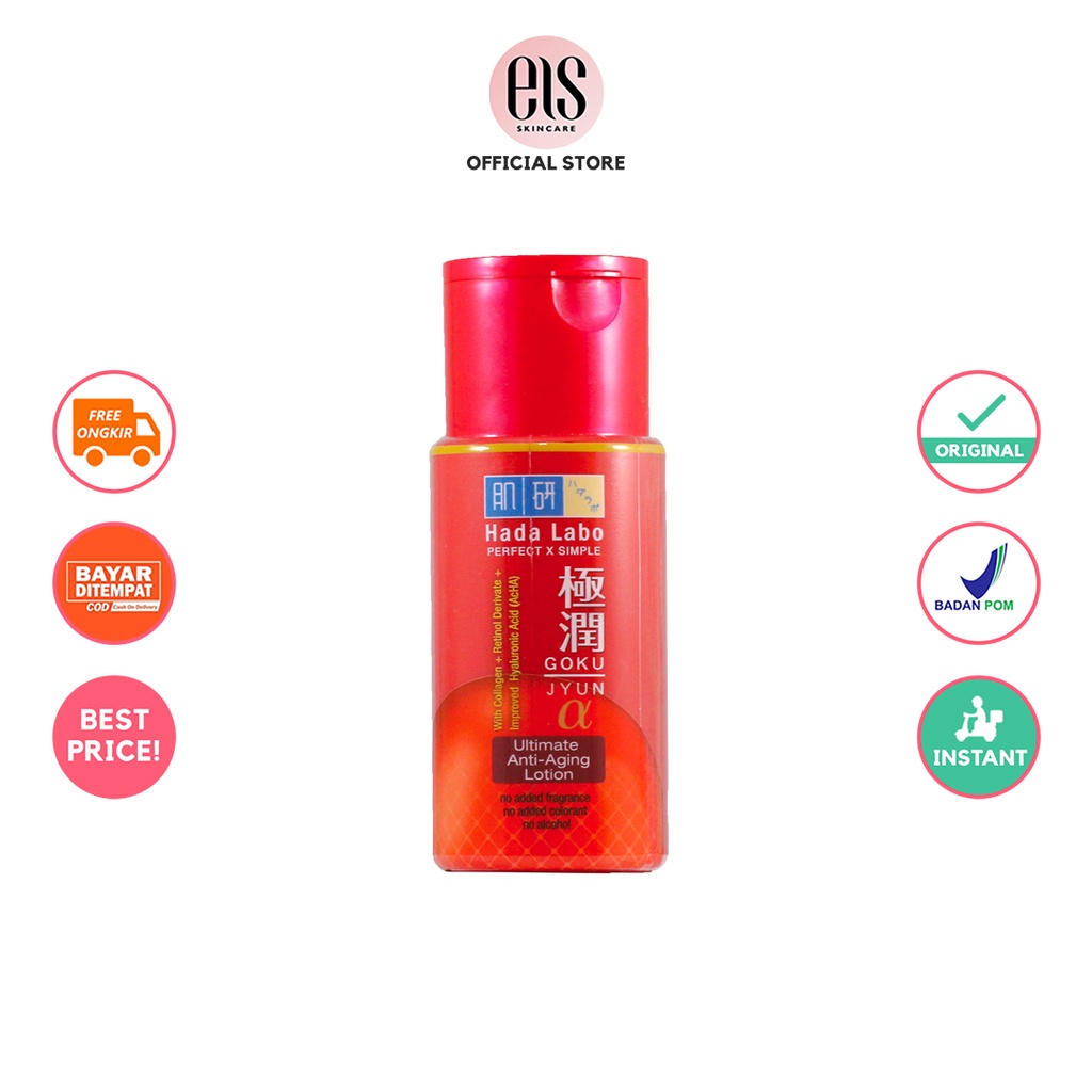 Jual Hada Labo Gokujyun Alfa Ultimate Anti Aging Lotion 100ml Shopee
