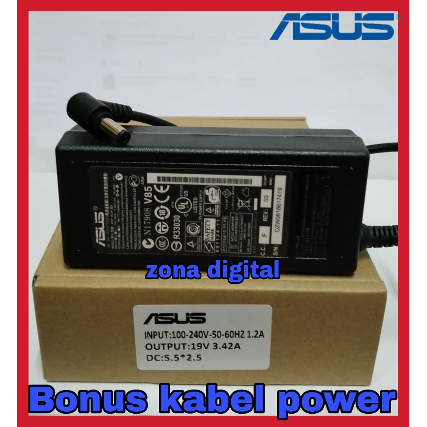 Jual CHARGER LAPTOP ASUS A46C A46CA A46CB A46CM A46 K46CA K46CB K46CM 3.42a Original | Shopee ...