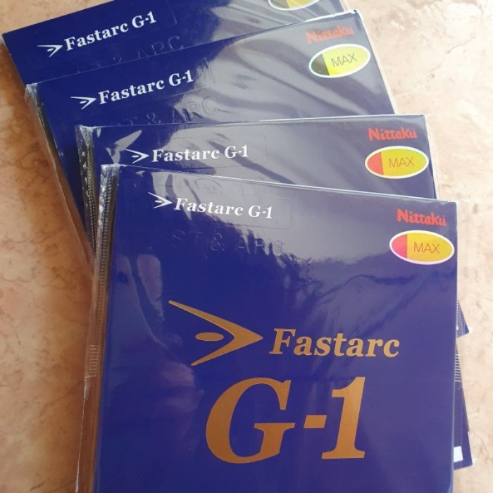 Jual nittaku fastarc G1 max rubber karet ping pong | Shopee Indonesia