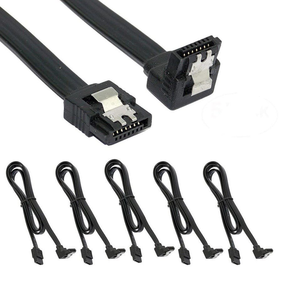 Jual Kabel Data Sata Clip 3.0 - 6 Gbps Model L | Shopee Indonesia