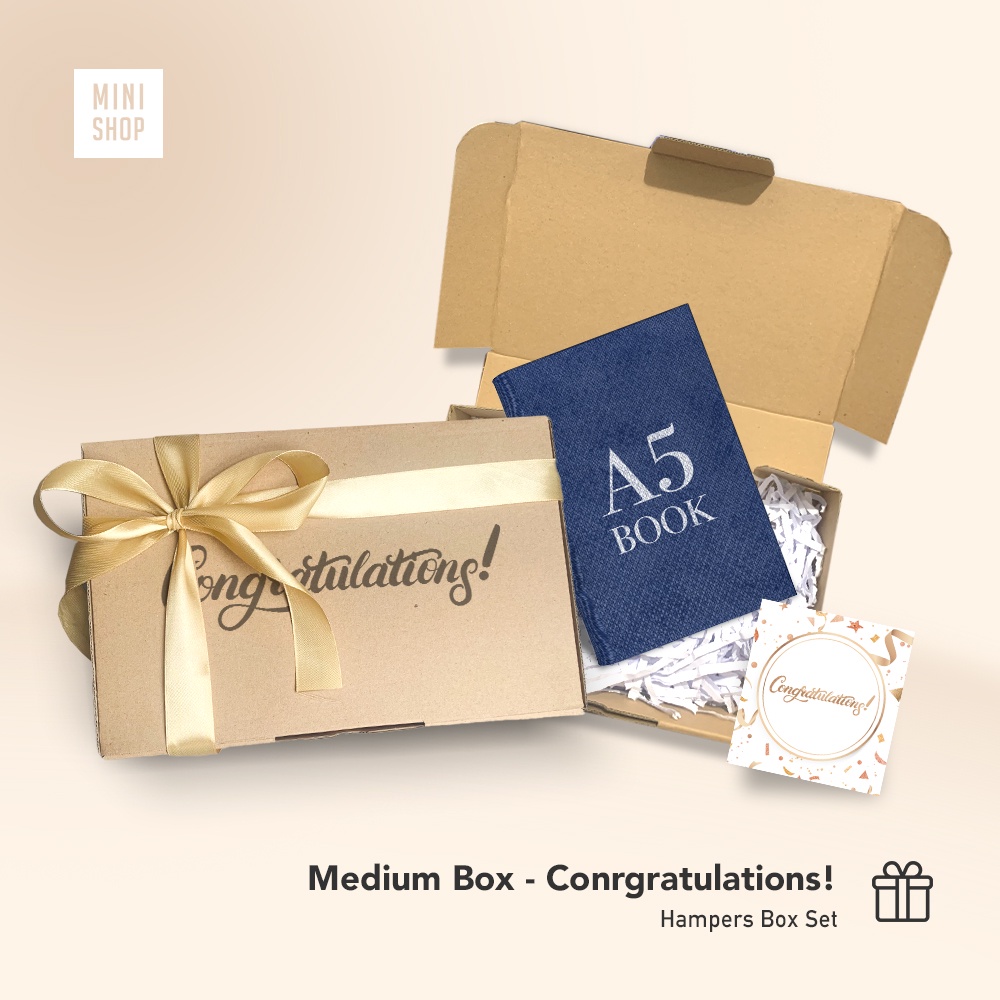Jual Box Kado Kardus Hampers Congratulations ( kotak kado / kemasan ...